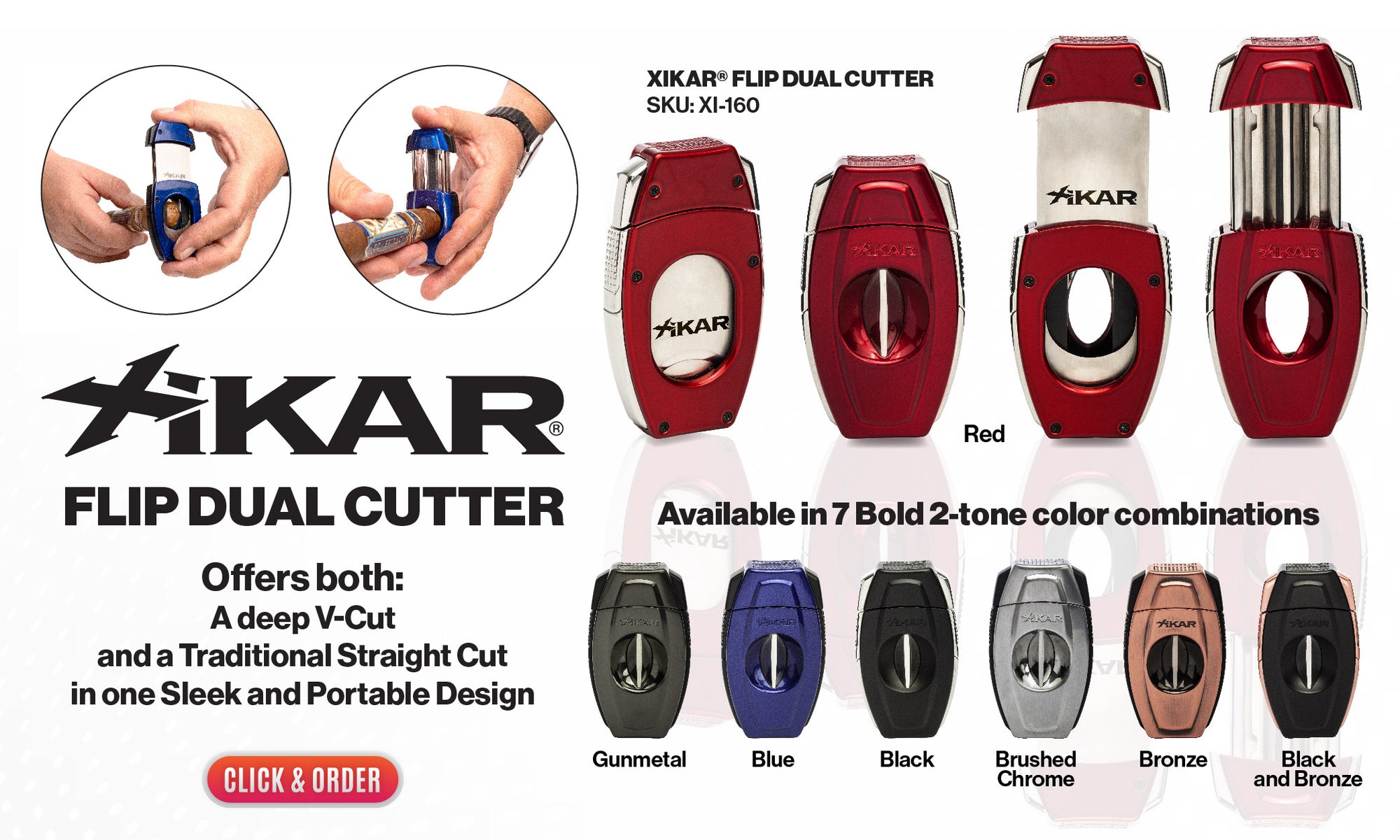 Xikar Cigar Cutters, Torch Lighters, Humidors & Cigar Accessories